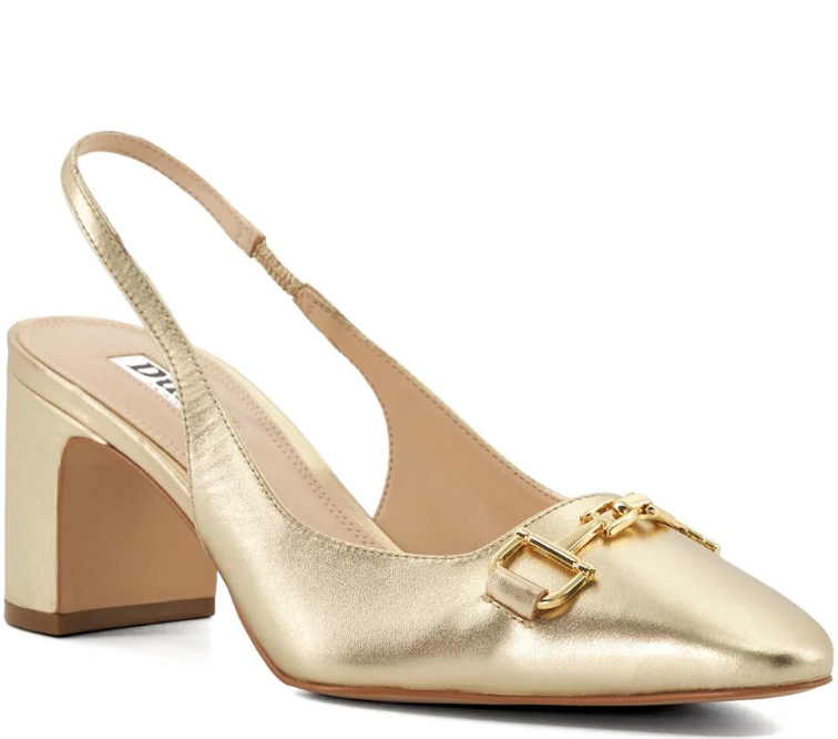Gold Heels Collection | Block &Chunky Heels - FreemanHardy&Willis