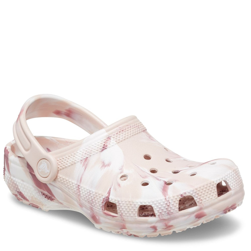 Kids' Crocs Infant Classic Marbled Clog Light Pink - FreemanHardy&Willis