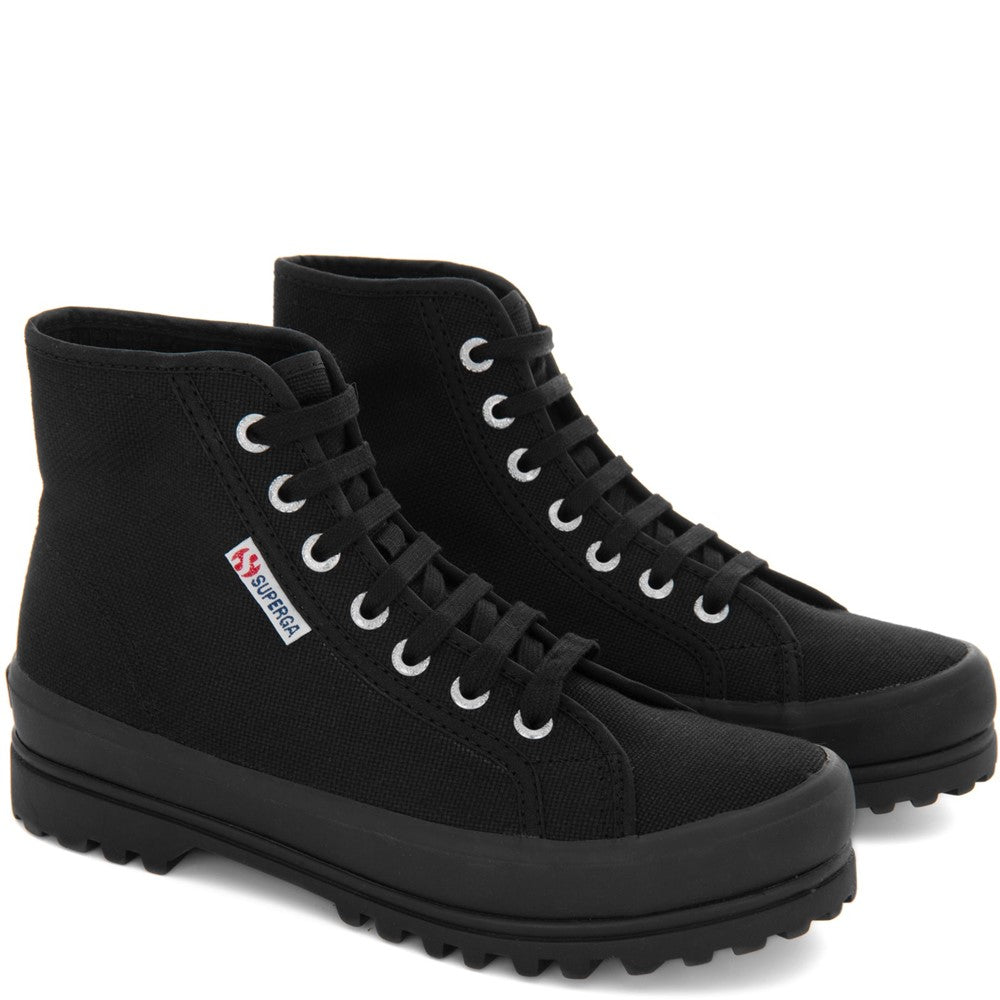 Women's Superga 2341 Alpina Boot Black - FreemanHardy&Willis