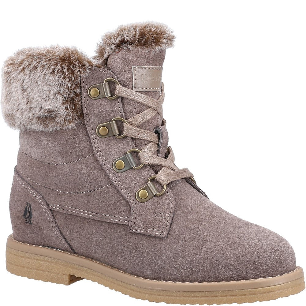Girls' Hush Puppies Mini Florence Grey - FreemanHardy&Willis
