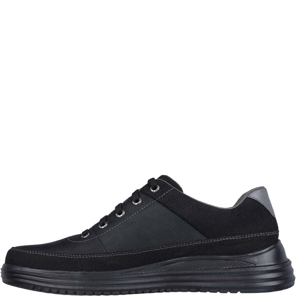 Men's Skechers Proven - Aldeno Shoe Black - FreemanHardy&Willis