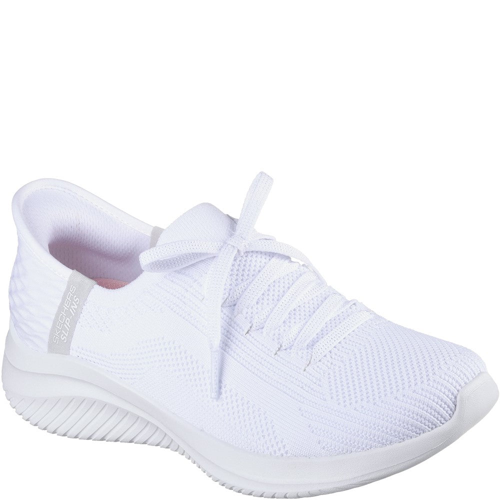Women's Skechers Ultra Flex 3.0 - Brilliant Trainer White - FreemanHardy&Willis