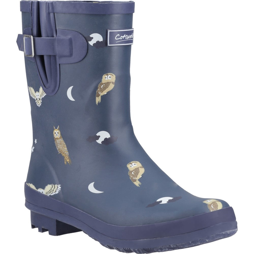 Women's Cotswold Woodland Mid Wellingtons Navy - FreemanHardy&Willis