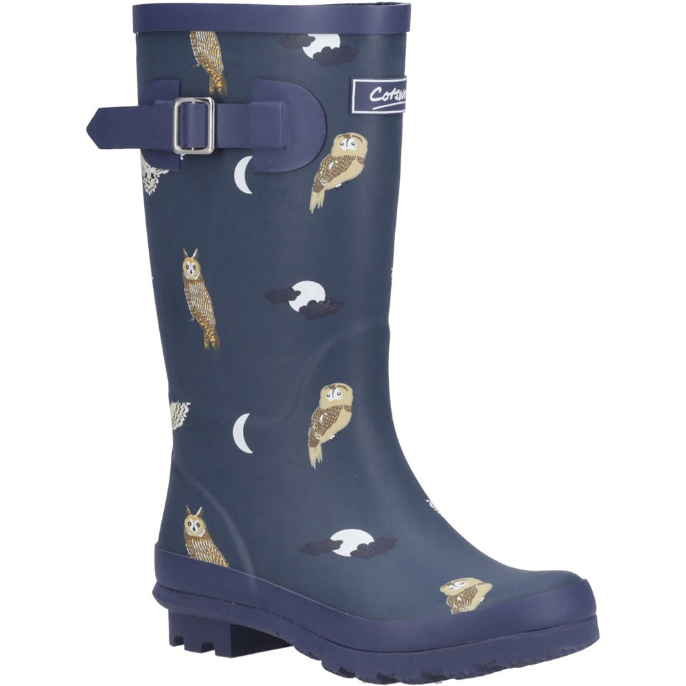 Girls' Cotswold Woodland JNR Wellingtons Navy - FreemanHardy&Willis